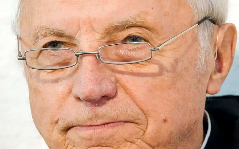 Abtprimas emeritus Notker Wolf OSB im Kloster Heilig Kreuz in ...